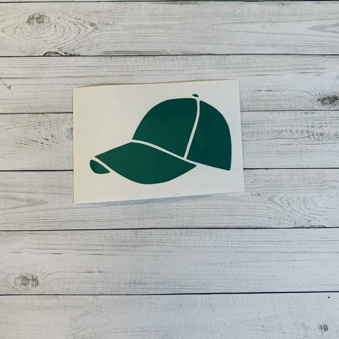 Baseball Hat Decal | Baseball Hat Sticker | Hat Decal | Cap Decal | Hat ...