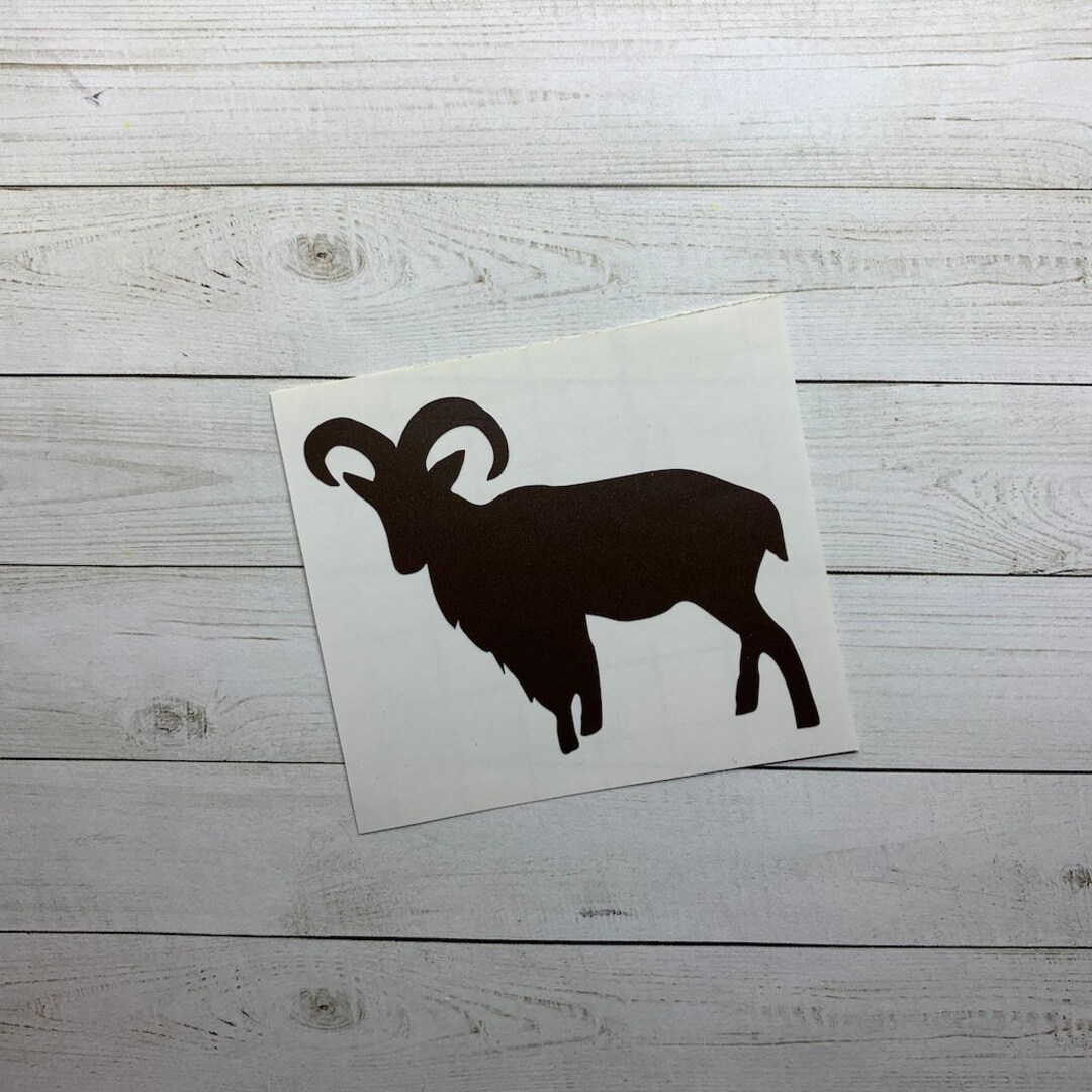 Mountain Goat Decal | Mountain Goat Vinyl Decal | Mountain Goat Sticker ...