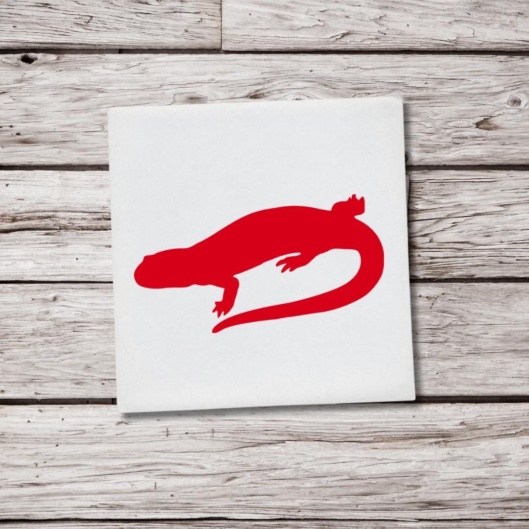 Salamander Decal, Salamander Sticker, Amphibian Decal, Newt Decal ...