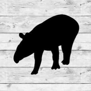 Tapir Decal | Tapir Sticker | Tapir Decoration | Tapir Car Decal ...