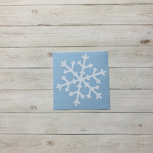 Snowflake Decal | Snowflake Vinyl Decal | Snowflake Sticker | Snow ...