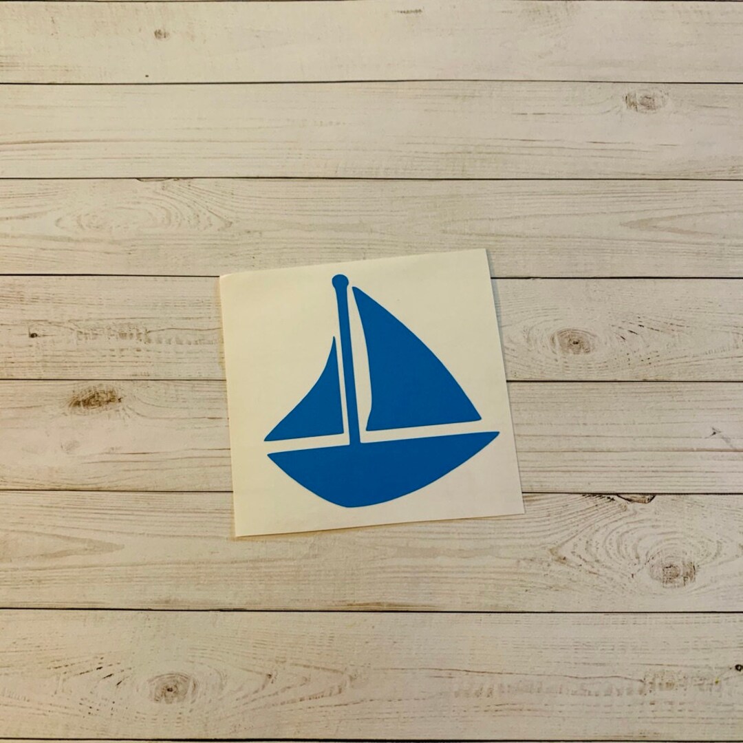 Sail Boat Decal | Sail Boat Sticker | Sailing Decal | Sailing Sticker ...