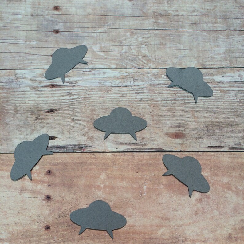 Ufo Confetti Ufo Cut Out Alien Confetti Alien Cut Out - Etsy