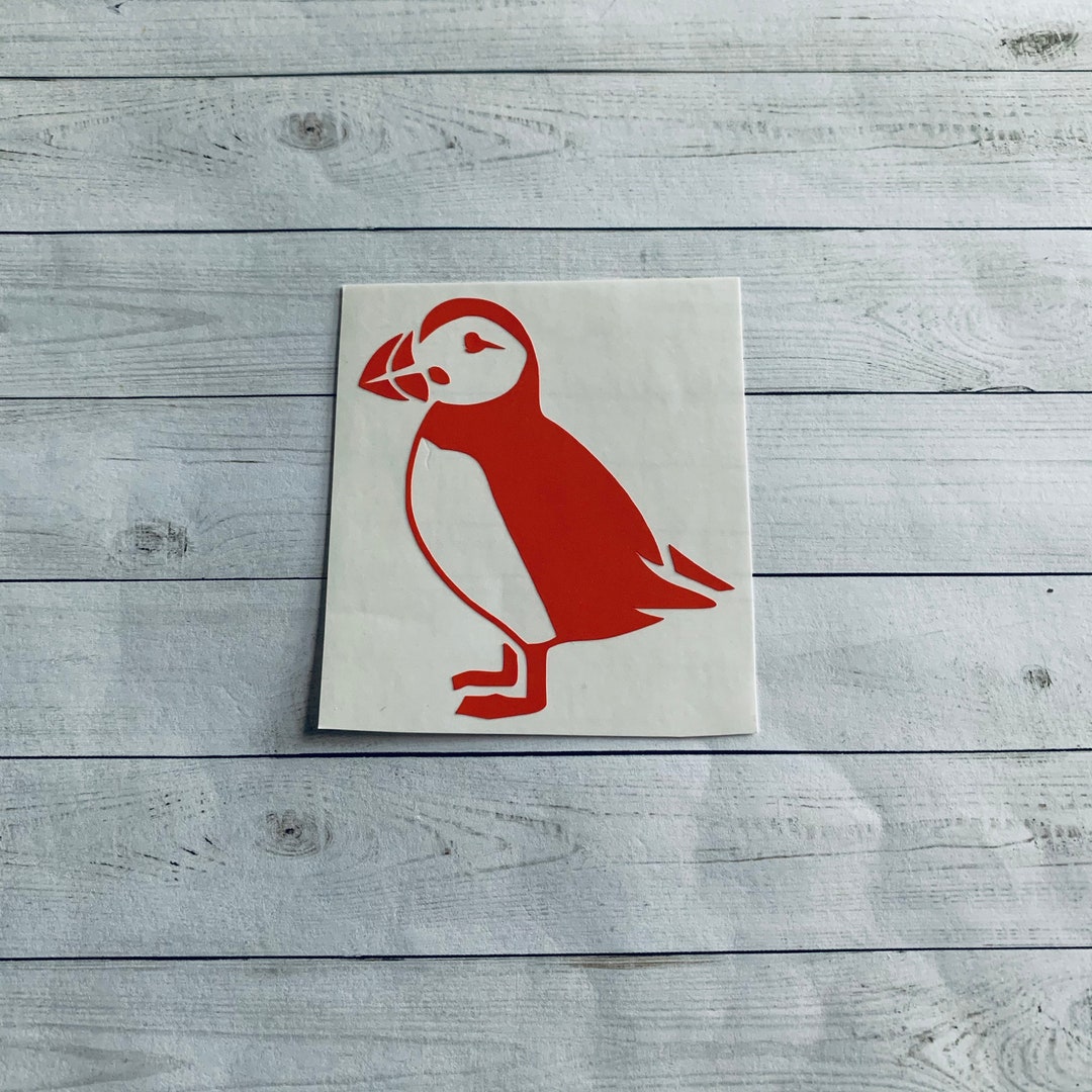 Puffin Decal | Puffin Vinyl Decal | Puffin Sticker | Marine Bird Decal ...