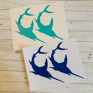 Marlin Decal | Marlin Sticker | Marlin Vinyl Decal | Swordfish Decal ...