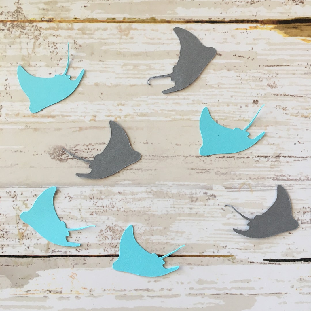 Stingray Confetti | Stingray Cut Out | Stingray Decoration | Manta Ray ...