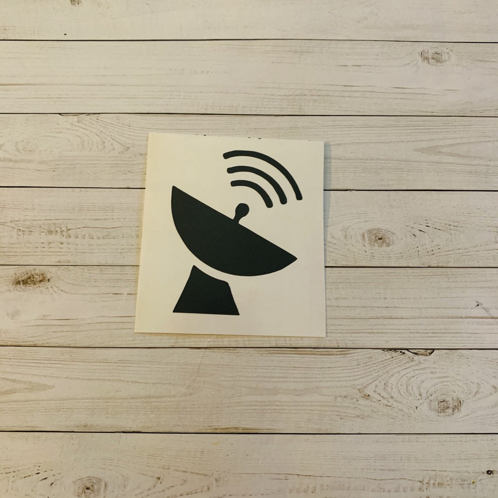 Satellite Decal Satellite Vinyl Decal Satellite Sticker | Etsy