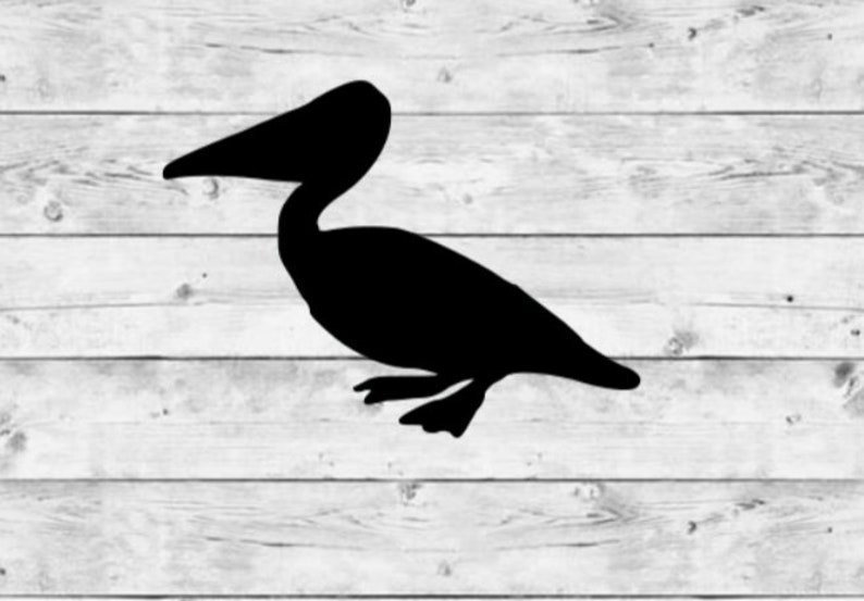 Pelican Decal | Pelican Vinyl Decal | Pelican Sticker | Marine Bird ...