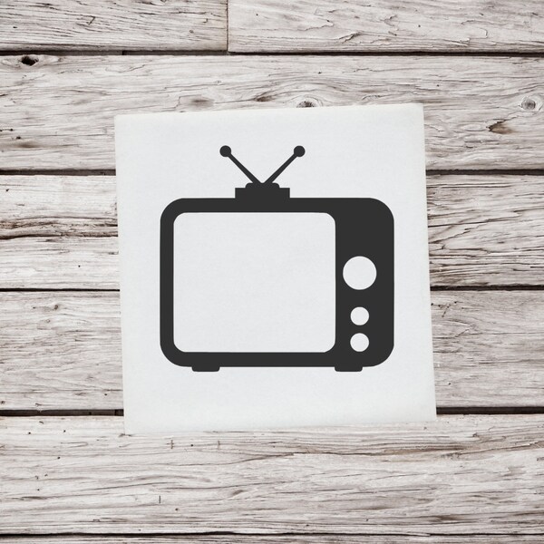 Television Decal - Etsy