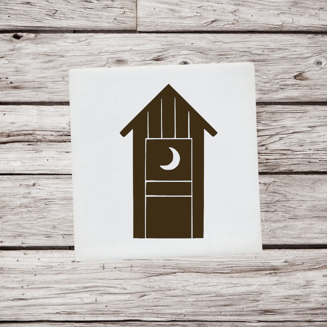 Outhouse Decal | Outhouse Vinyl Decal | Outhouse Sticker | up North ...