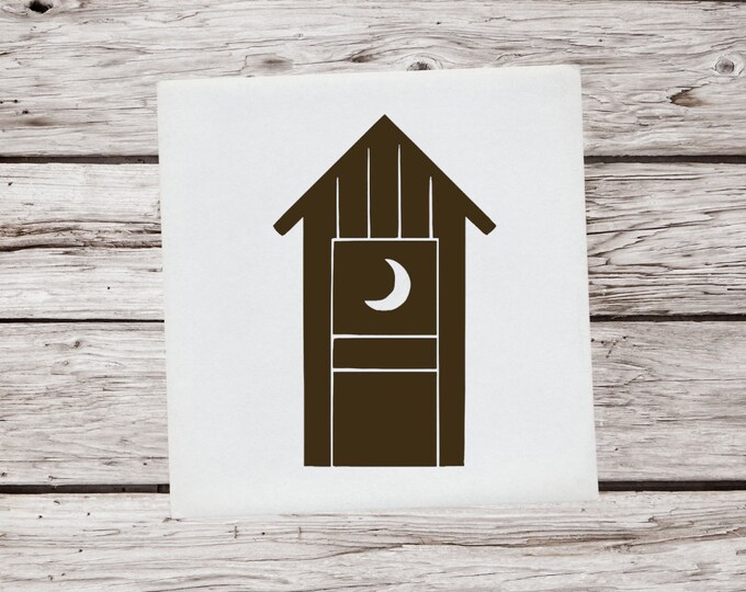 Outhouse Decal | Outhouse Vinyl Decal | Outhouse Sticker | up North ...