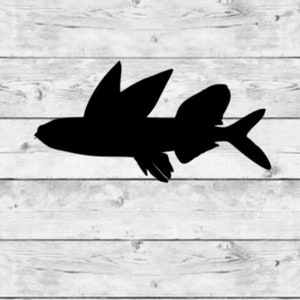Flying Fish Decal | Flying Fish Vinyl Decal | Flying Fish Sticker ...