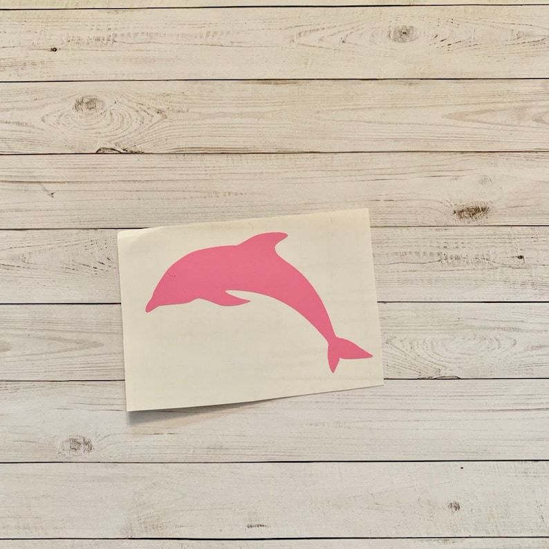 Dolphin Decal Dolphin Vinyl Decal Dolphin Sticker Animal - Etsy