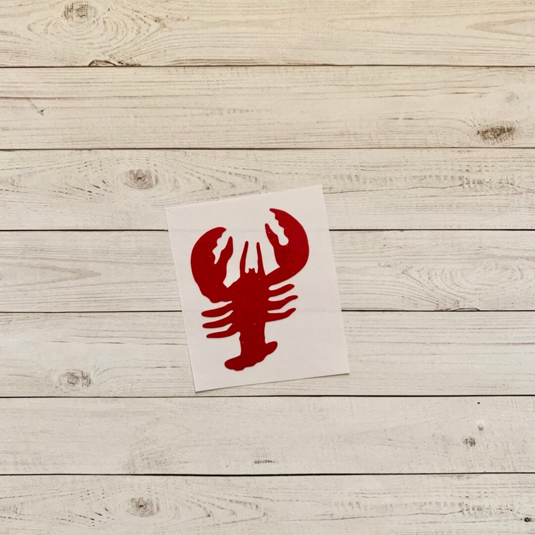 Lobster Decal | Lobster Vinyl Decal | Lobster Sticker | Seafood Sticker ...