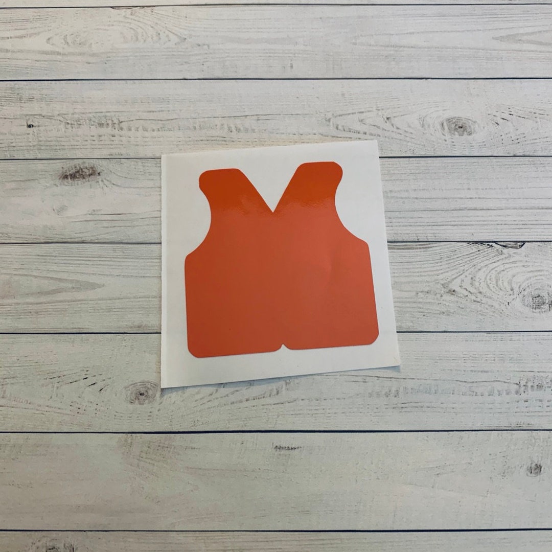 Vest Decal | Vest Sticker | Vest Vinyl Decal | Hunting Decal | Hunting ...