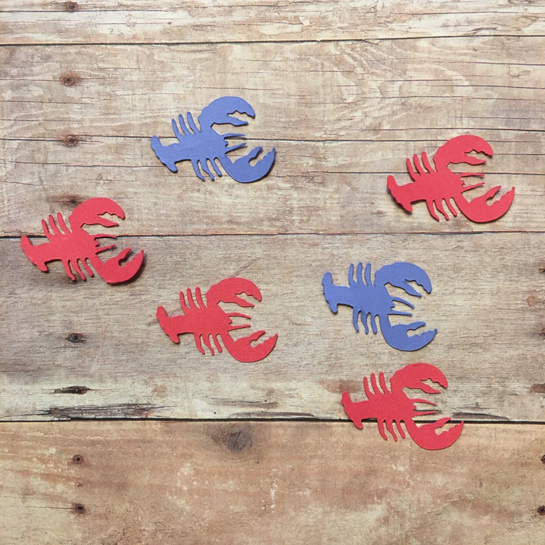 Lobster Confetti | Lobster Cut Out | Lobster Decoration | Crustacean ...