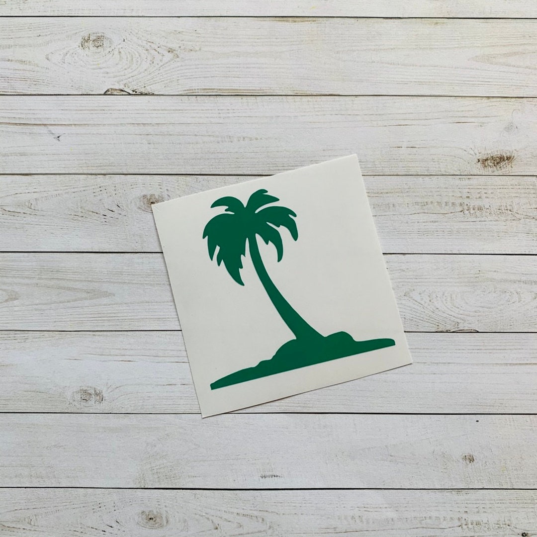 Palm Tree Decal Palm Tree Sticker Palm Tree Vinyl Decal - Etsy