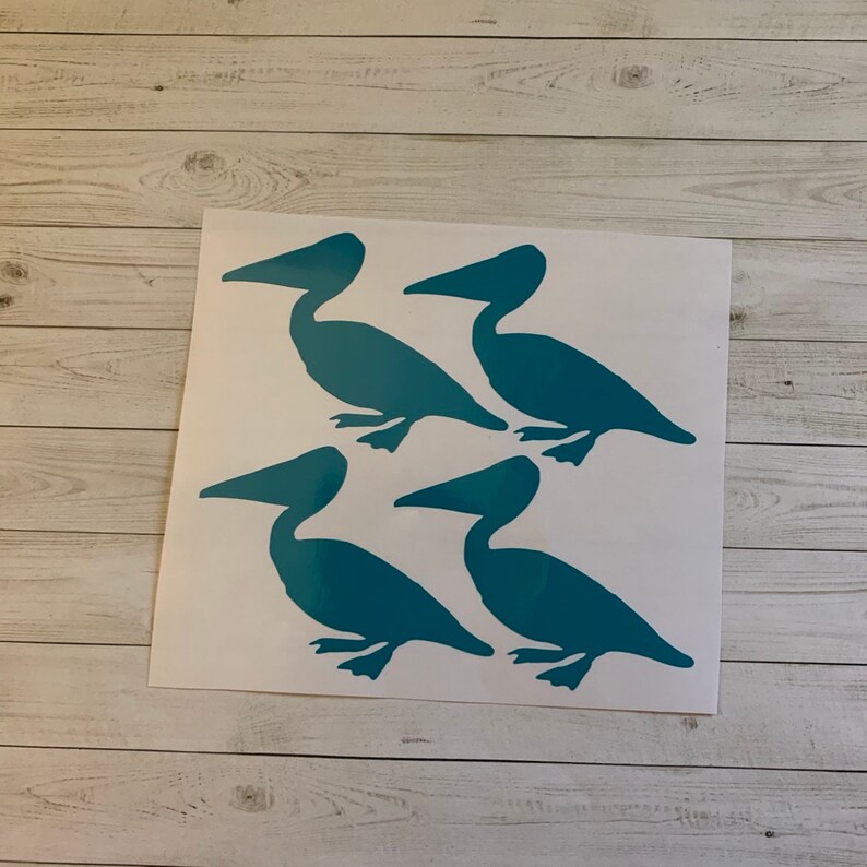 Pelican Decal | Pelican Vinyl Decal | Pelican Sticker | Marine Bird ...