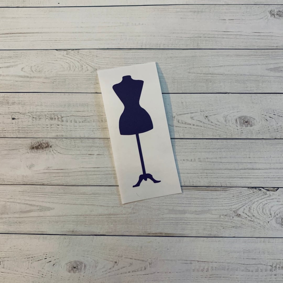 Mannequin Decal | Mannequin Vinyl Decal | Mannequin Sticker | Sewing ...