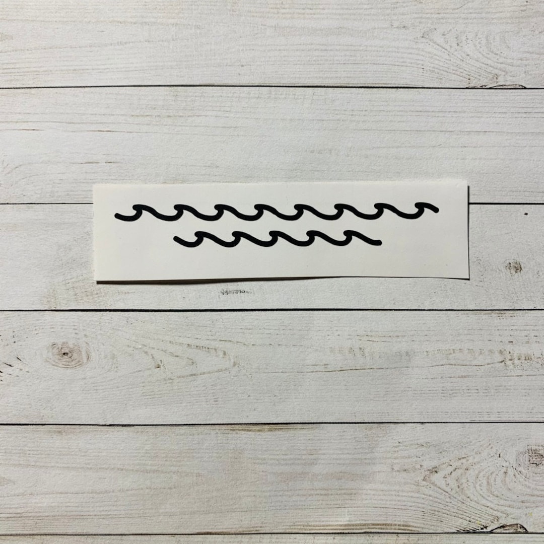 Wave Decal | Wave Vinyl Decal | Wave Sticker | Water Decal | Water ...