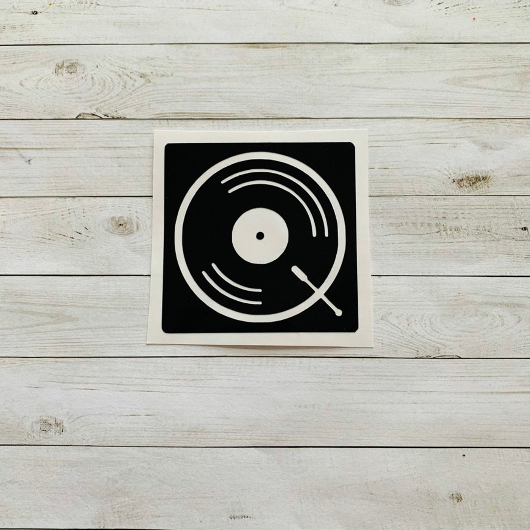 Record Player Decal | Record Player Sticker | Record Decal | Record ...