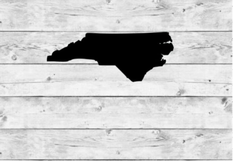 North Carolina State Decal North Carolina Vinyl Decal | Etsy