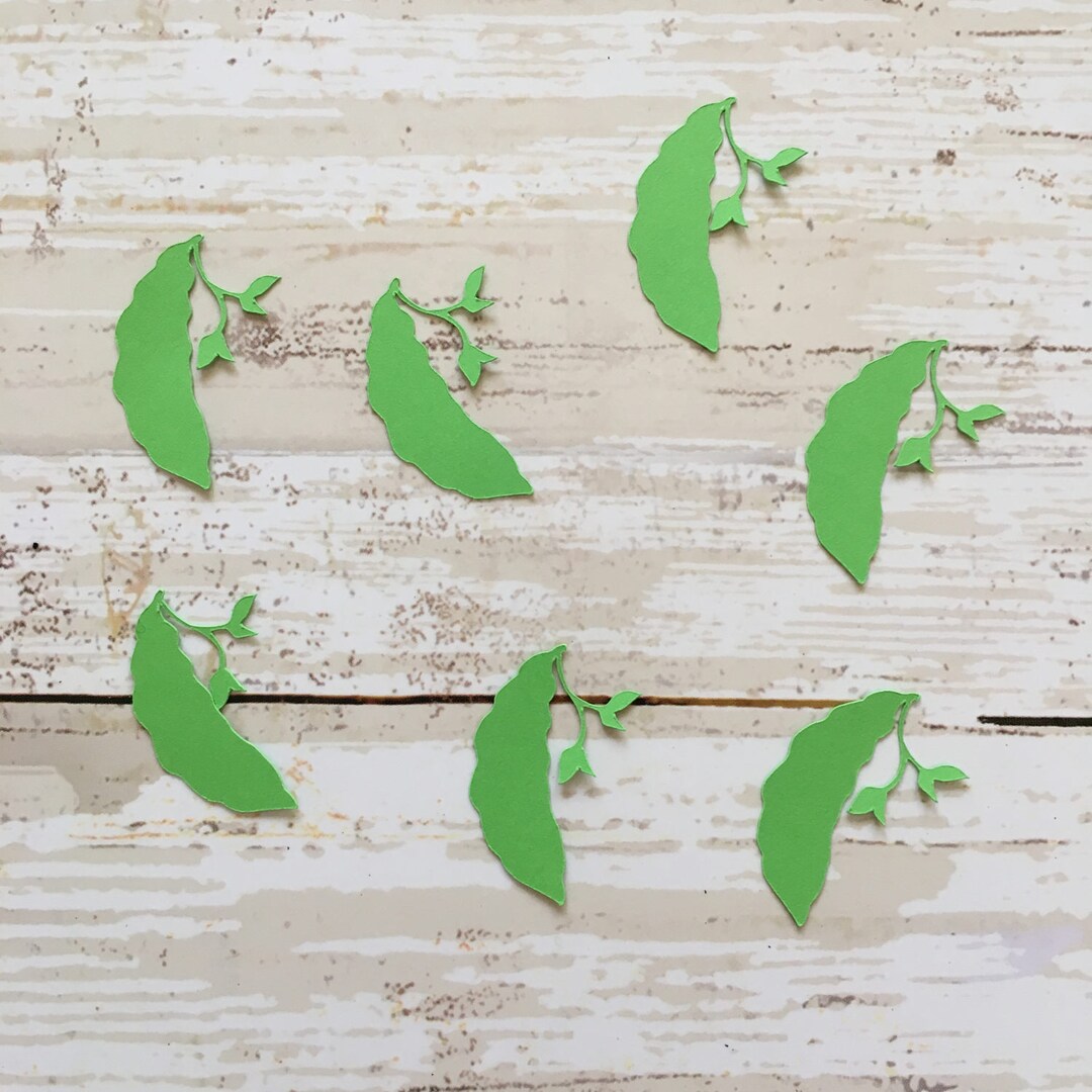 Peas Confetti Peas Cut Out Peas Die Cuts Vegetable Confetti Garden ...