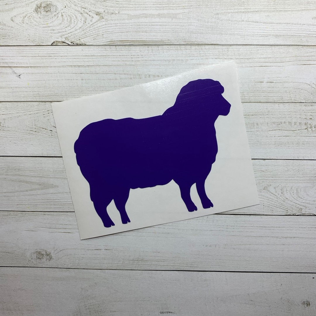 Sheep Sticker | Sheep Decal | Sheep Decoration | Lamb Decal | Lamb ...