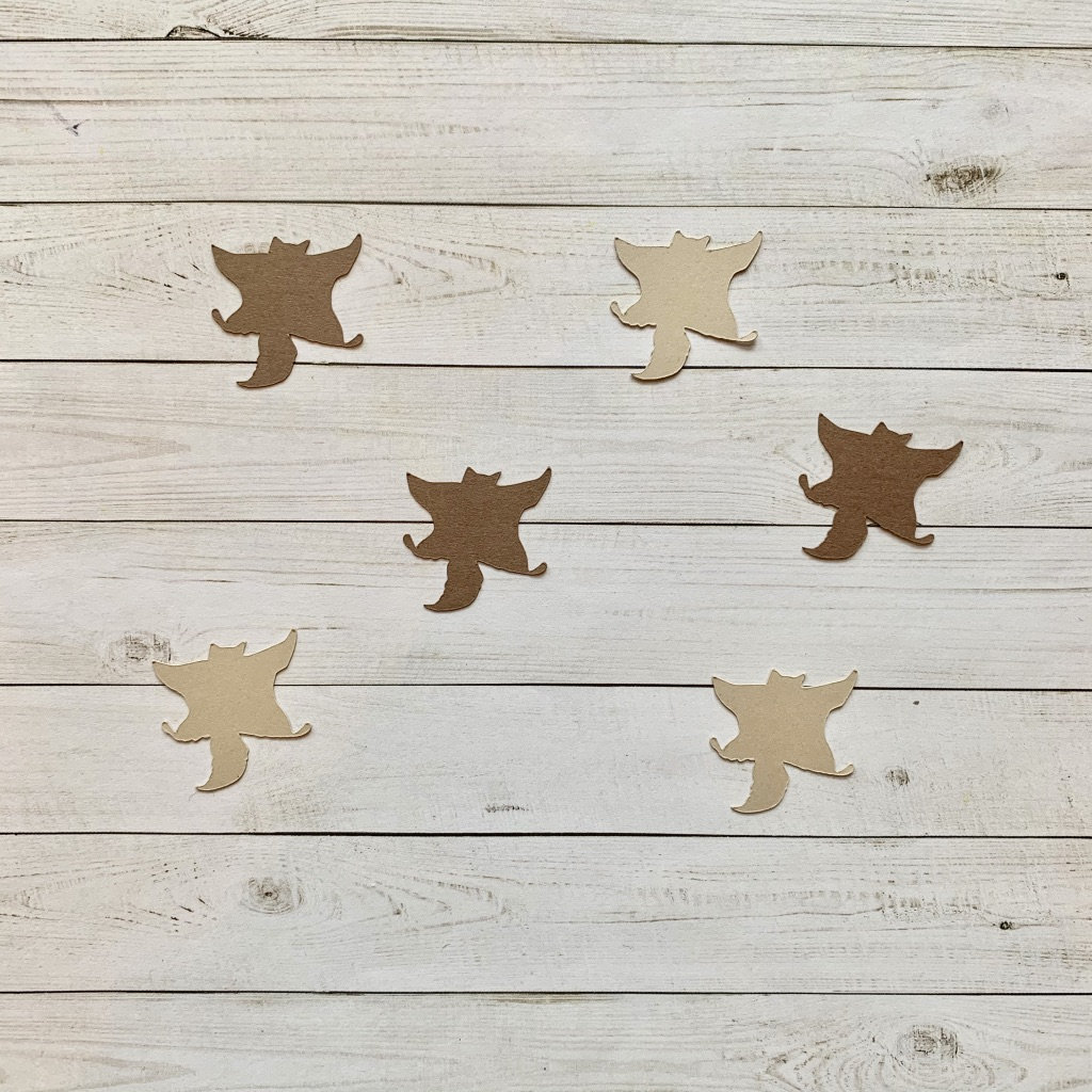 Flying Squirrel Confetti Squirrel Confetti Squirrel Cut - Etsy UK