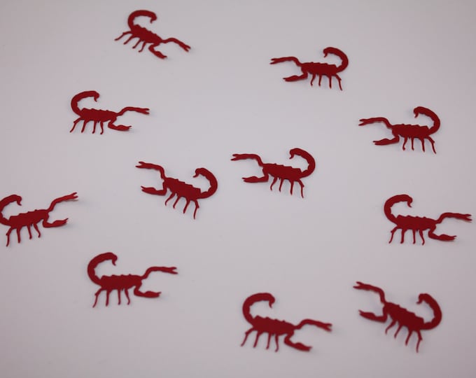Scorpion Confetti | Scorpion Cut Outs | Scorpion Decoration | Southwest ...