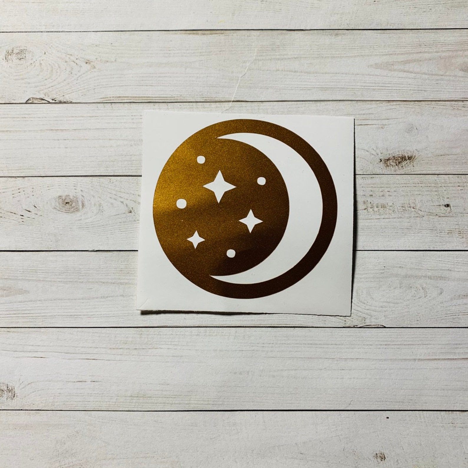 Moon Decal Moon Vinyl Decal Moon Sticker Star Decal - Etsy