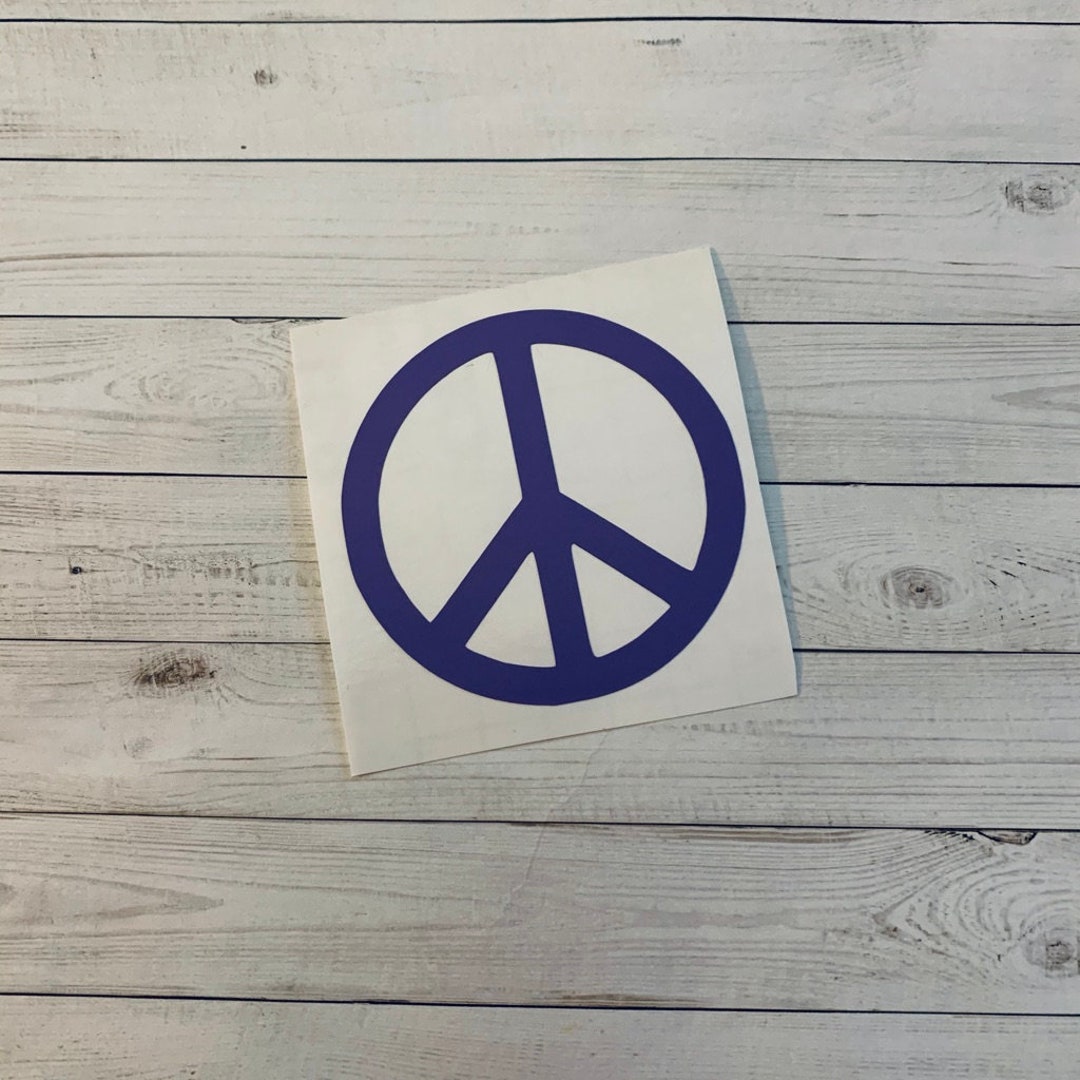 Peace Sign Decal | Peace Sign Vinyl Decal | Peace Sign Sticker | Peace ...