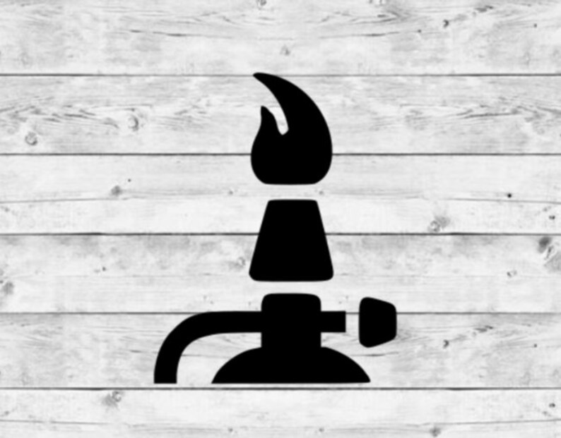 Bunsen Burner Decal Bunsen Burner Sticker Bunsen Burner | Etsy