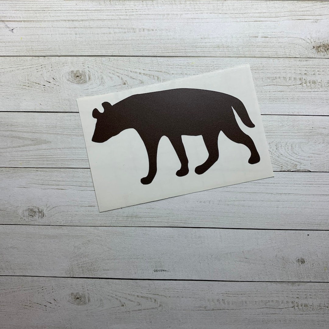 Hyena Decal | Hyena Sticker | Hyena Vinyl Decal | Hyena Decoration ...