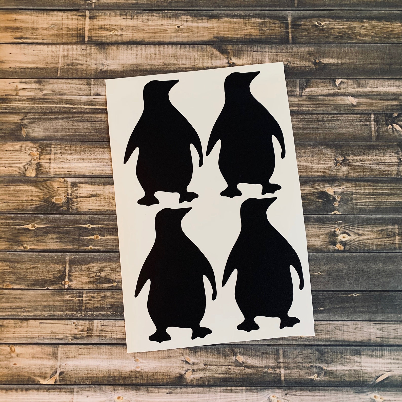 Penguin Decal Penguin Vinyl Decal Penguin Sticker Bird - Etsy