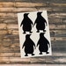 Penguin Decal | Penguin Vinyl Decal | Penguin Sticker | Bird Decal ...
