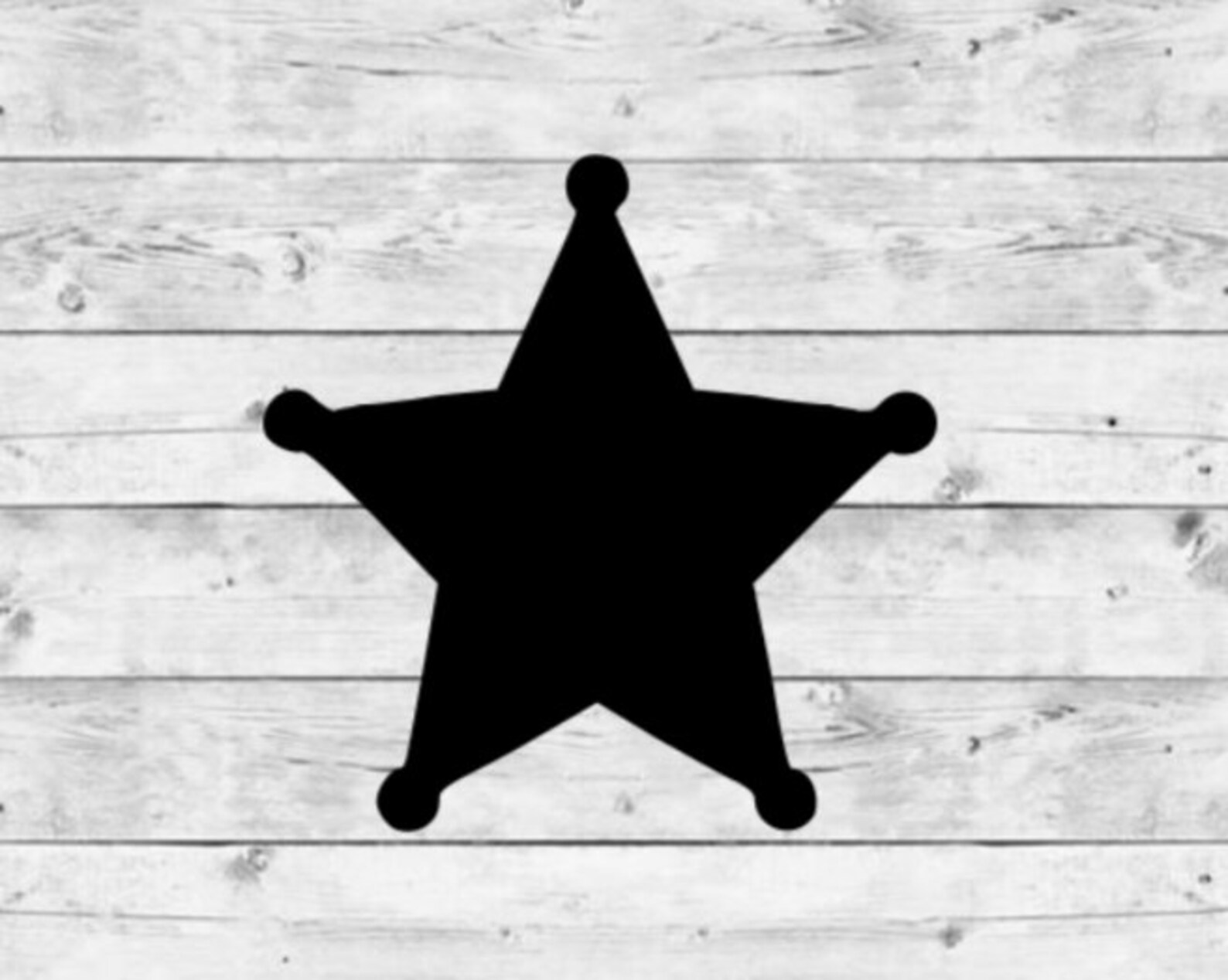 Sheriff Star Decal Sheriff Star Sticker Star Decal Star - Etsy