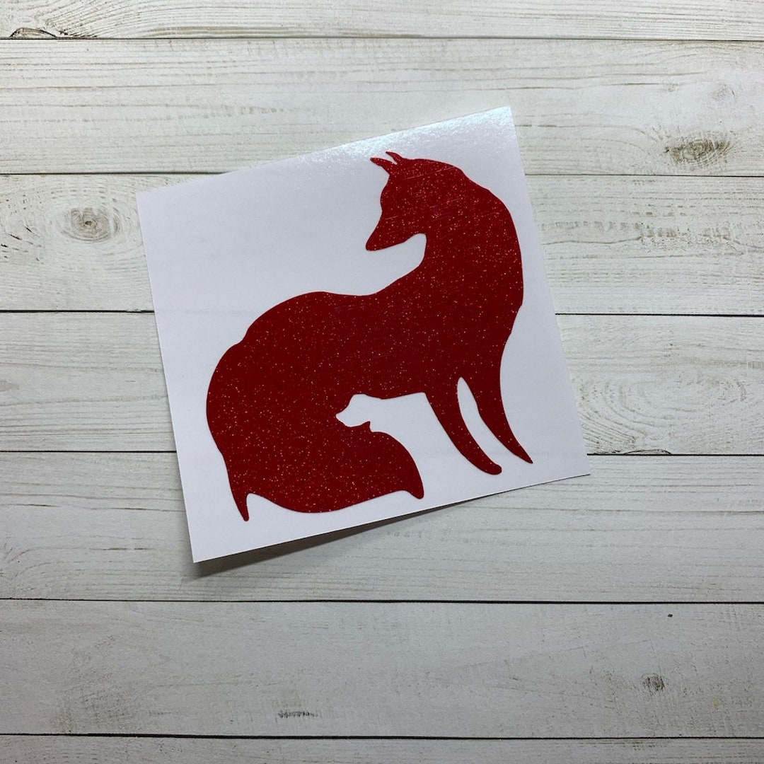 Fox Decal | Fox Sticker | Fox Car Decal | Fox Decoration | Animal Decal ...
