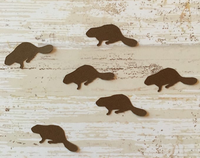 Beaver Confetti, Beaver Cut Outs, Beaver Table Scatter, Beaver ...