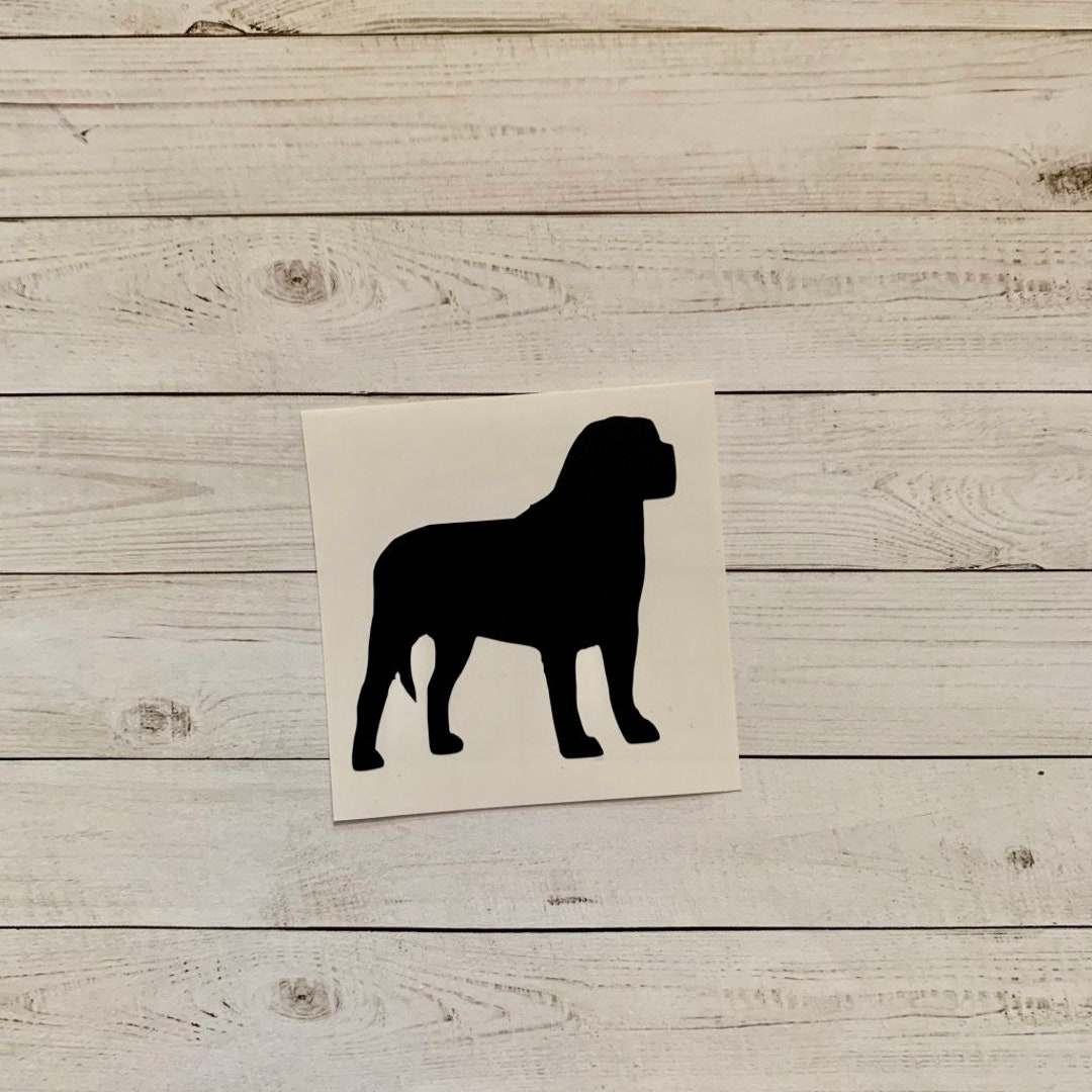 Mastiff Decal | Mastiff Vinyl Decal | Mastiff Sticker | Dog Decal | Dog ...
