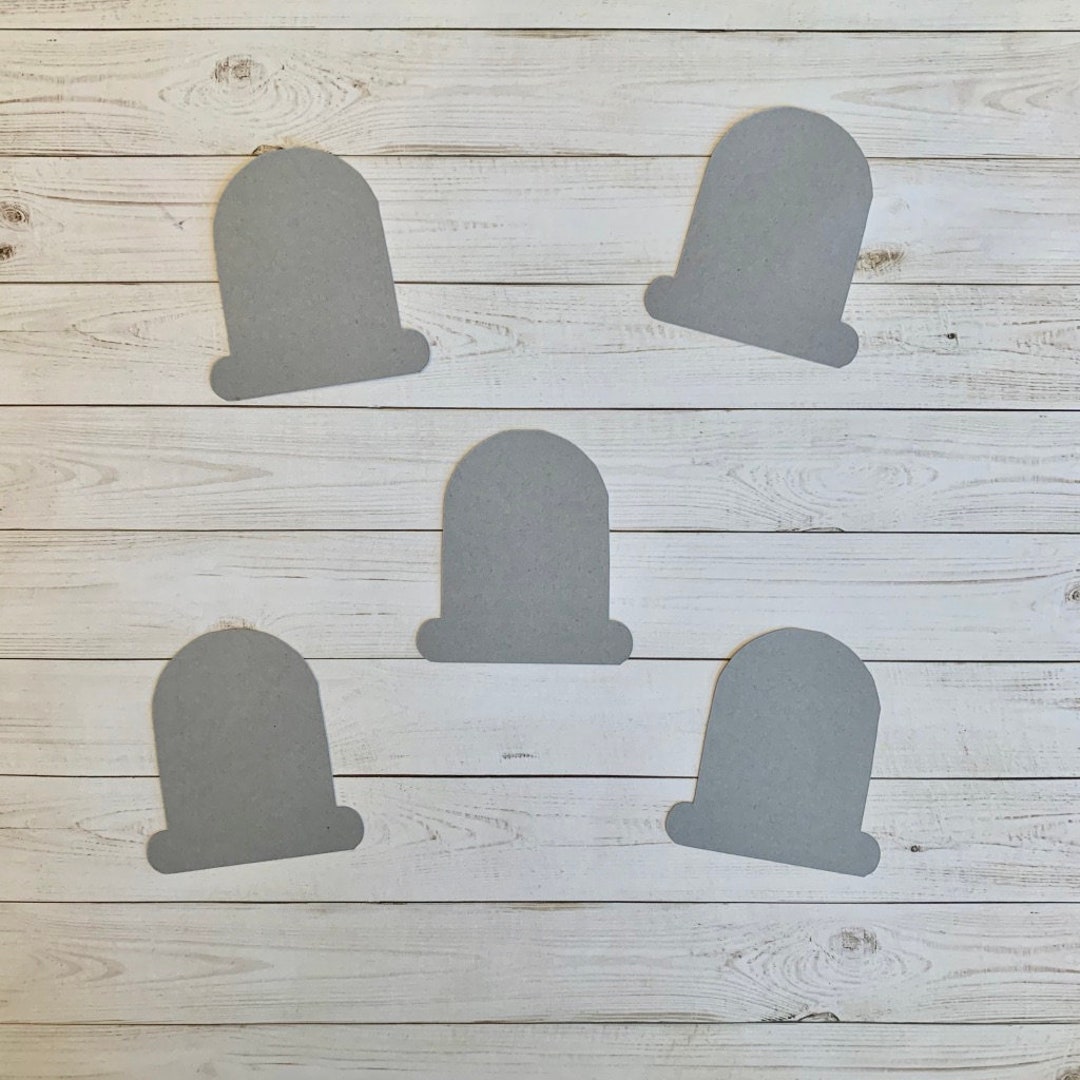Gravestone Confetti Gravestone Cut Out Gravestone Decoration Halloween ...