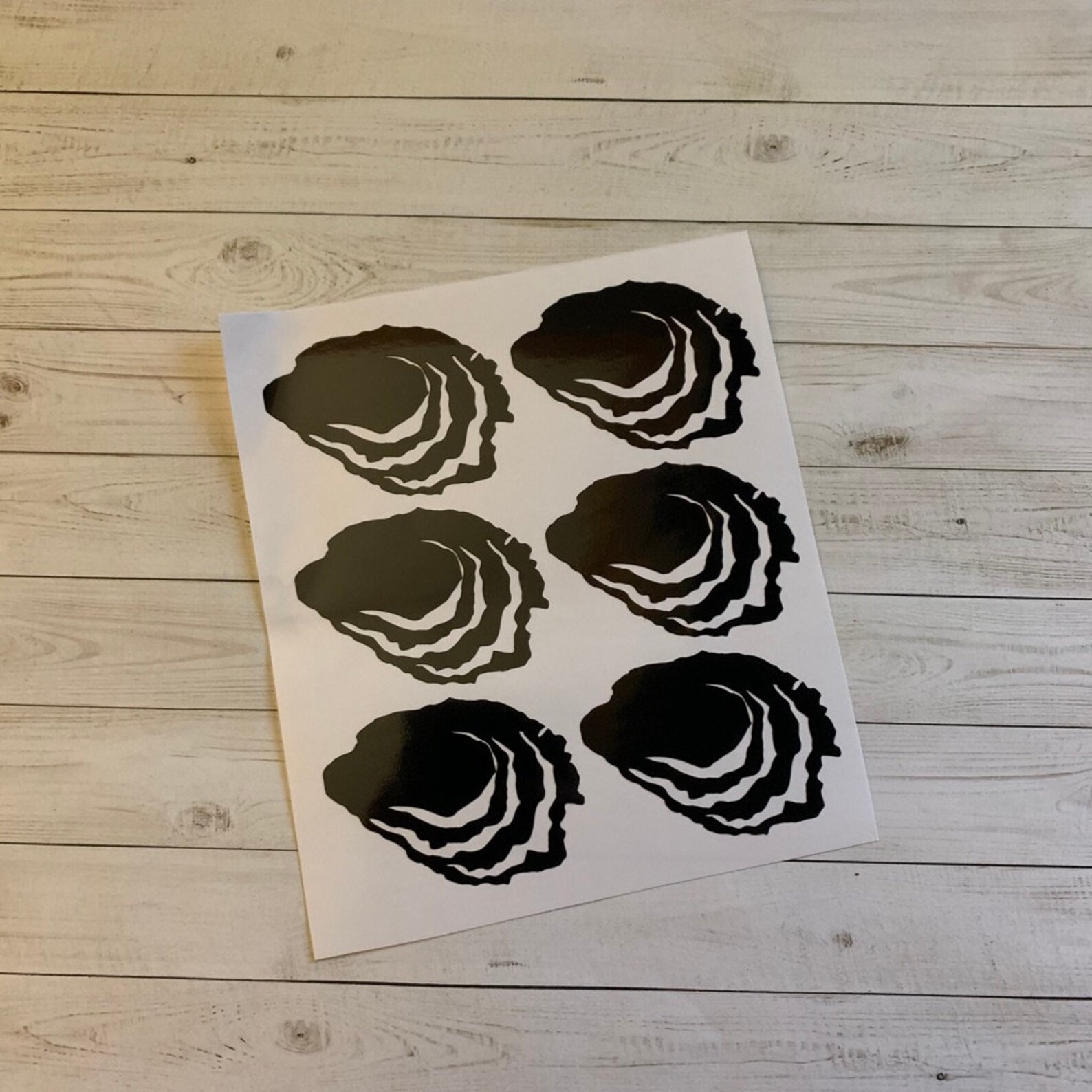 Oyster Decal | Oyster Vinyl Decal | Oyster Sticker | Shell Sticker ...