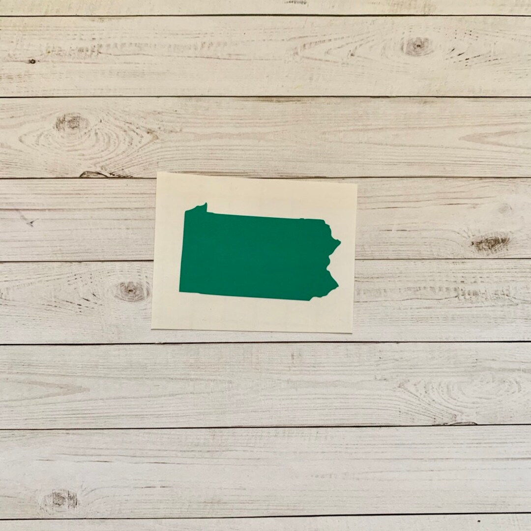 Pennsylvania State Decal | Pennsylvania Vinyl Decal | Pennsylvania ...