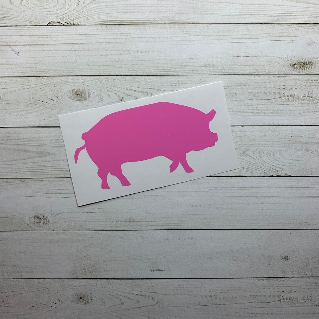 Hog Decal | Hog Sticker | Pig Decal | Pig Sticker | Hog Vinyl Decal ...
