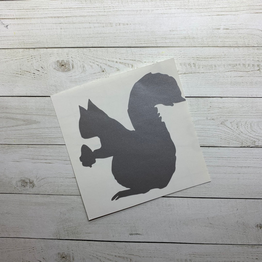 Squirrel Sticker | Squirrel Decal | Squirrel Decoration | Squirrel Car ...