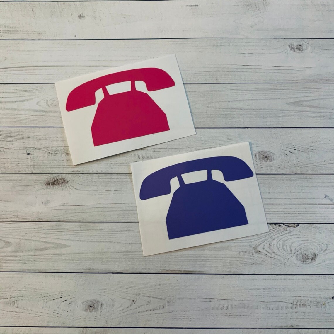 Phone Decal Phone Vinyl Decal Phone Sticker Retro Phone | Etsy