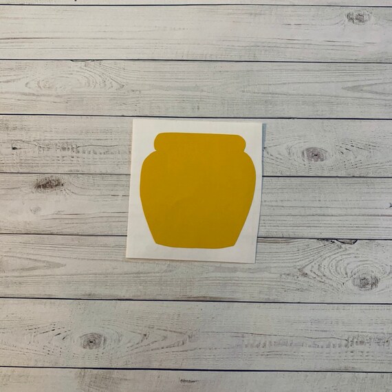 Honey Pot Decal Honey Pot Sticker Honey Bear Honey Decal - Etsy