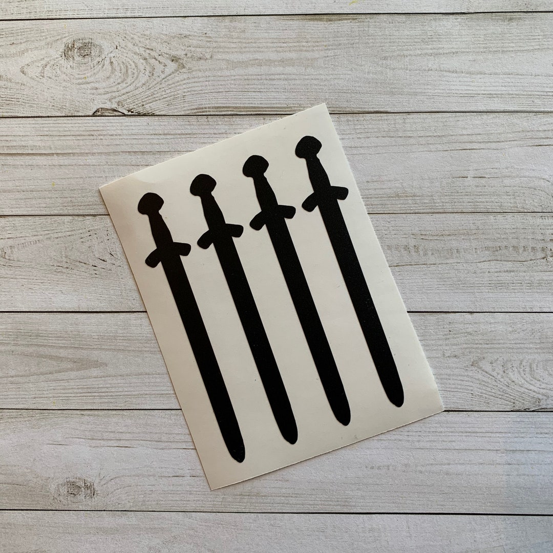 Sword Decal | Sword Vinyl Decal | Sword Sticker | Pirate Decal | Pirate ...