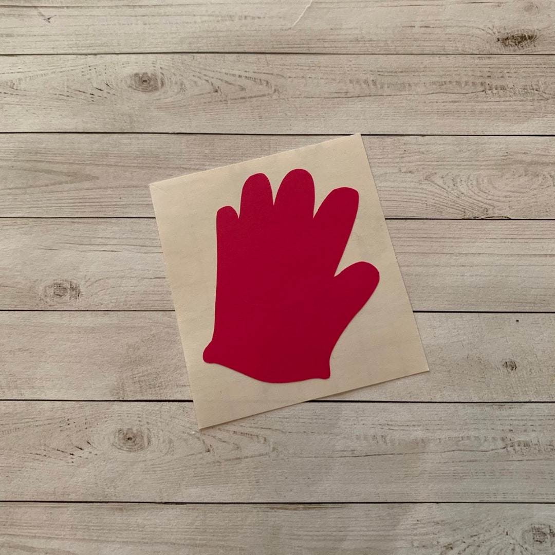 Glove Decal | Glove Vinyl Decal | Glove Sticker | Mitten Sticker ...