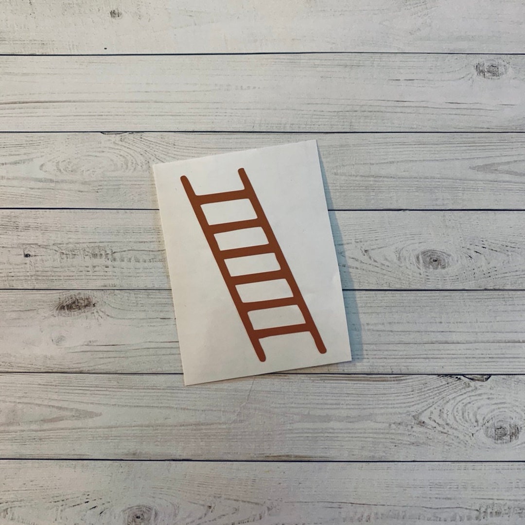 Ladder Decal | Ladder Vinyl Decal | Ladder Sticker | Ladder Decoration ...